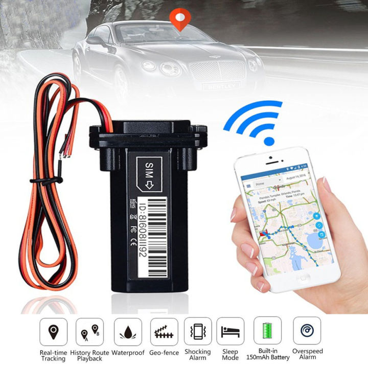 👍Car Vehicle Real-Time GPS GSM GPRS Tracker GPS Locator Waterproof Tracking System Global ...