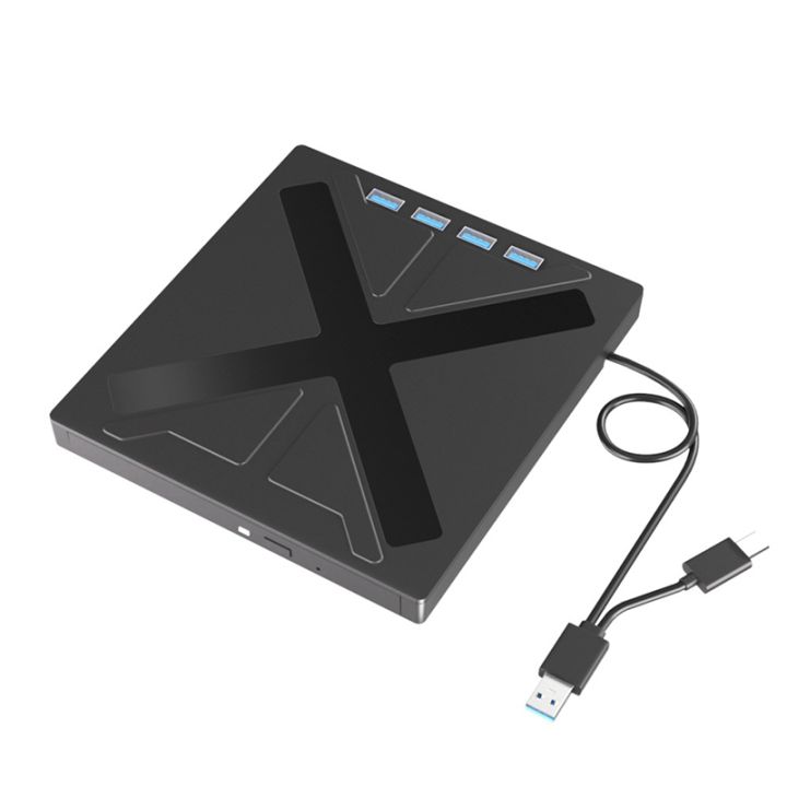 7 in 1 USB 3.0 CD DVD Burner Type C External CD DVD Optical Drive USB ...