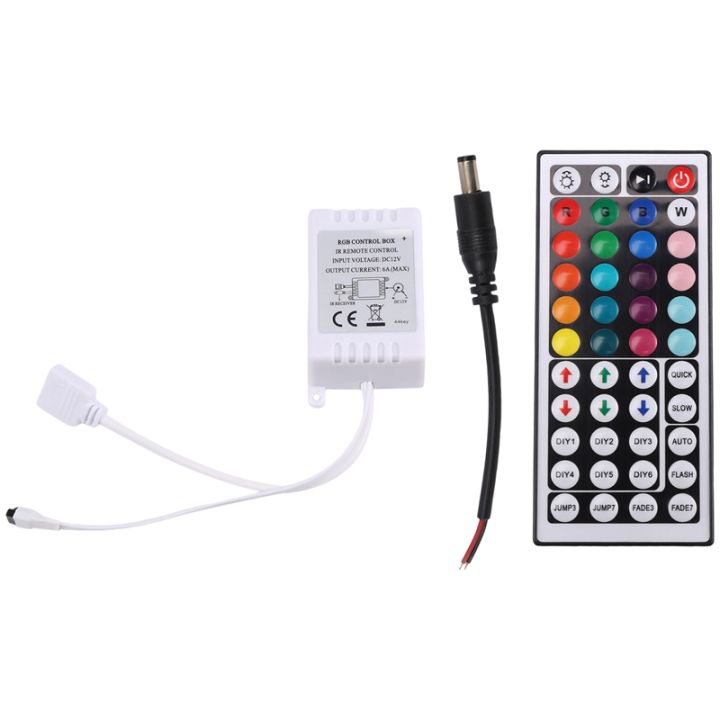 44 keys Wireless IR Remote control with receiver for 5050 3528 RGB SMD LED strip light | Lazada PH