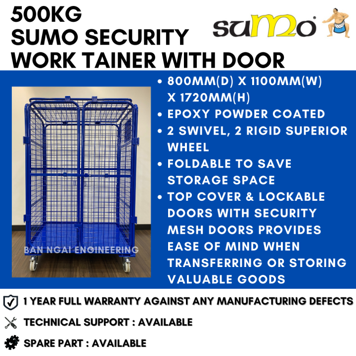 SUMO 500kg Security Work Tainer with Door Work Trainer Roll Cage ...