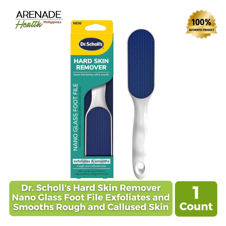 Dr. Scholl's Hard Skin Remover Nano Glass Foot File Exfoliates and ...