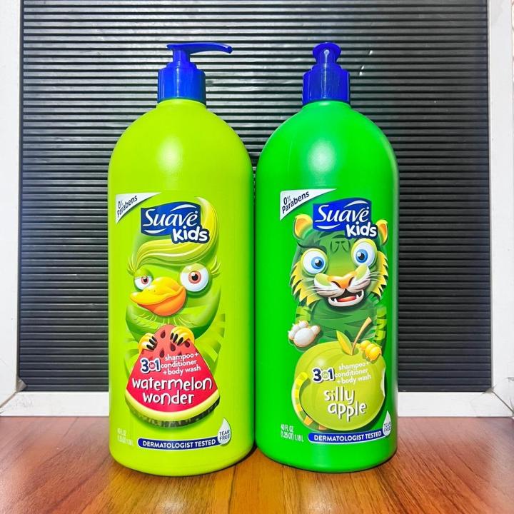Suave Kids 3 in 1 Shampoo Conditioner Body Wash Silly Apple / Galacti ...