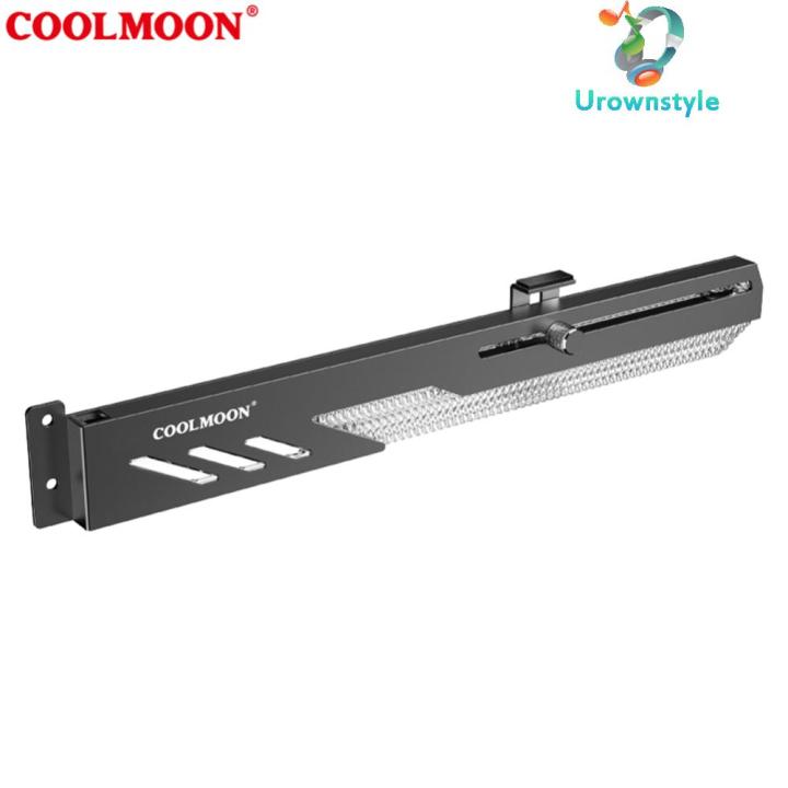COOLMOON GT8 Horizontal GPU Support 5V ARGB Bracket Video Card Stand ...