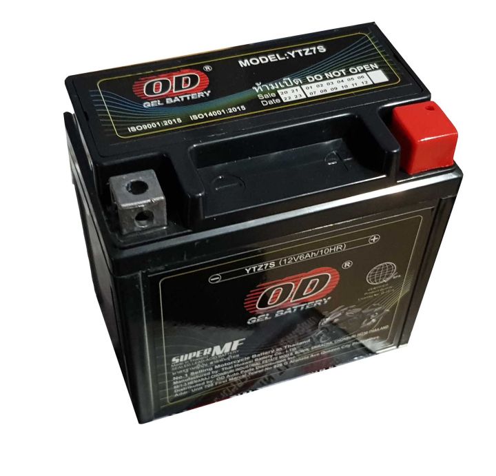OD YTZ7S Gel Battery (Thailand) 12V6A | Lazada PH