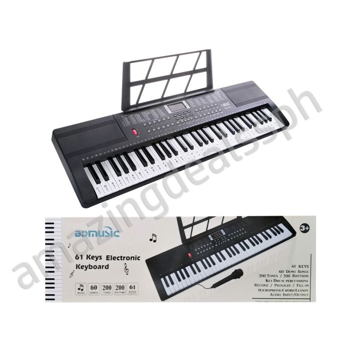 BD-663 BDMUSIC 61 Keys Electronic Keyboard/Piano | Lazada PH