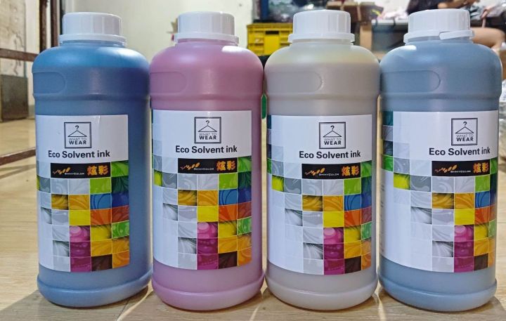 1Liter ECO SOLVENT INK (CMYK) - ODORLESS - HIGH QUALITY - Good For ...
