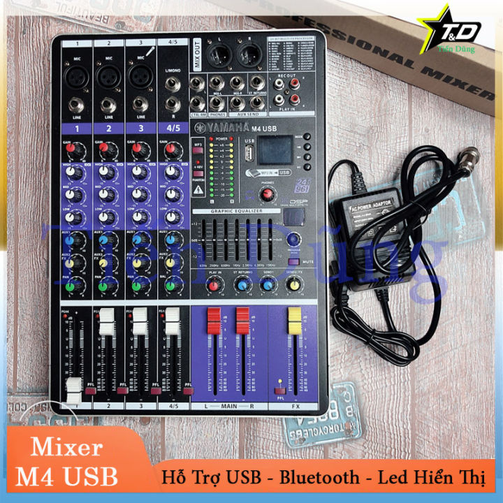 Mixer M4 Yamaha 2022, Bàn trộn âm thanh Mixer M4 Plus 2022 - 99 Hiệu ...