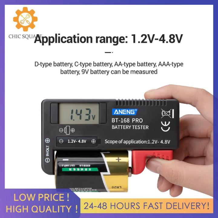 ANENG BT-168 PRO Digital Battery Tester Battery Capacitance Diagnostic ...