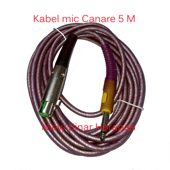 Kabel mic Canare 5 m Akai to Canon /Kabel mic buat ganti kabel mic yg ...