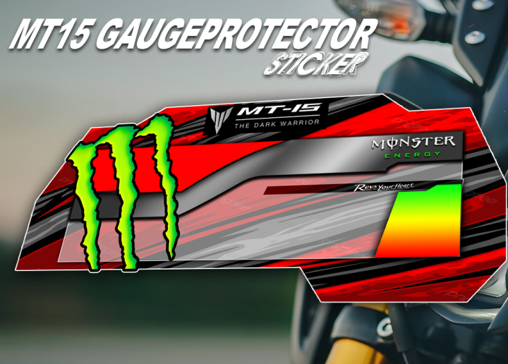 Gauge Protector Yamaha MT15 Monster Red | Lazada PH