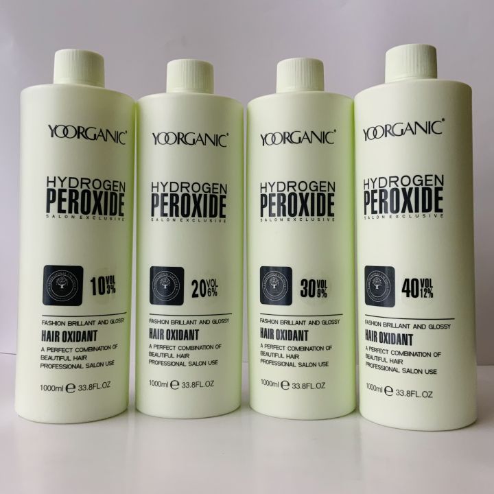 YOORGANIC Hair Oxidant/ Developer 1000ml (3%, 6%,9%,12%) | Lazada PH