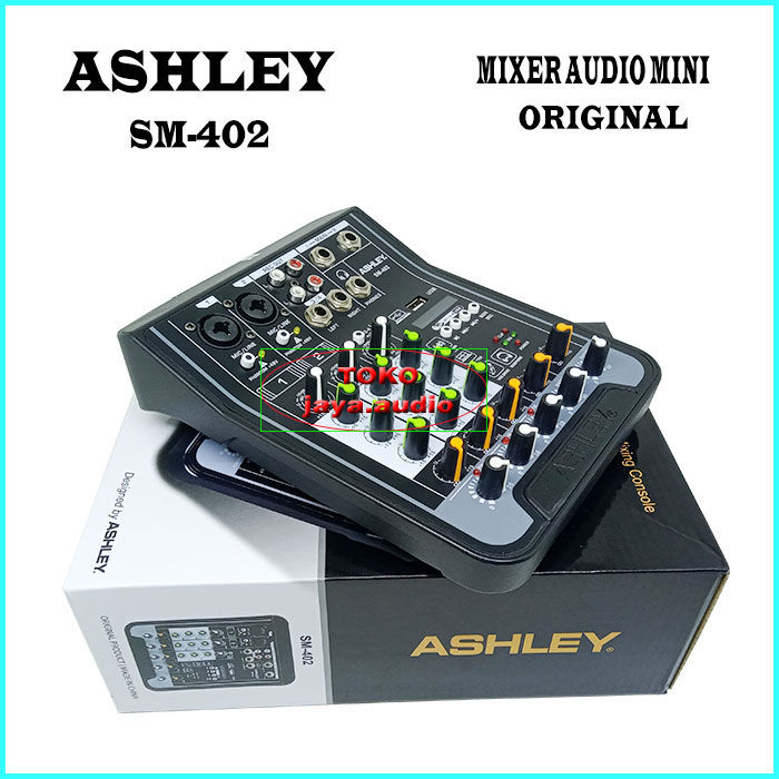NEW MIXER AUDIO MINI ASHLEY 4 CHANEL ASHLEY SM-402 ORIGINAL Ashley ...