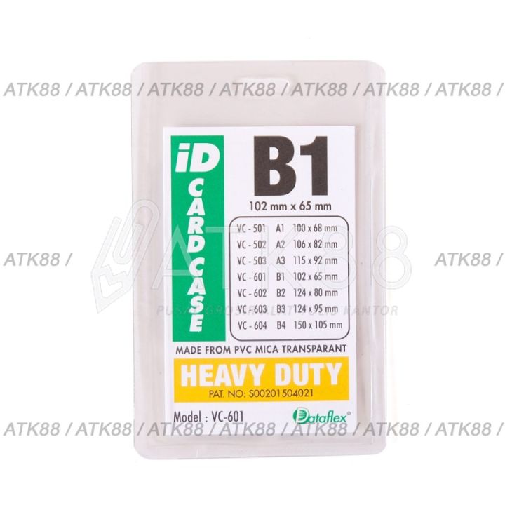 Plastik ID Card / Card Case B1 Bahan Bening & Tebal | Lazada Indonesia