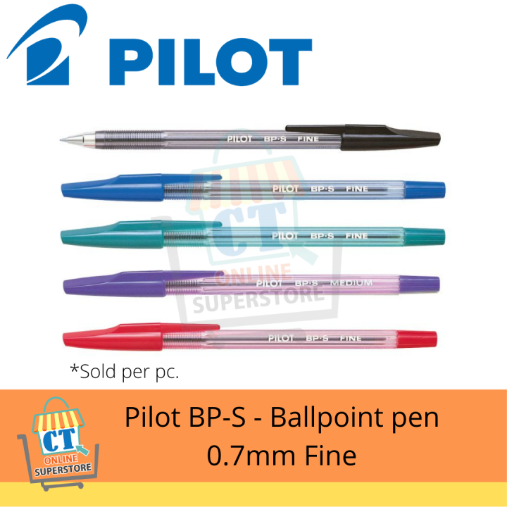 Pilot BP-S -F Fine Ball Point Pen Ballpen Ballpoint (REFILLABLE) sold ...