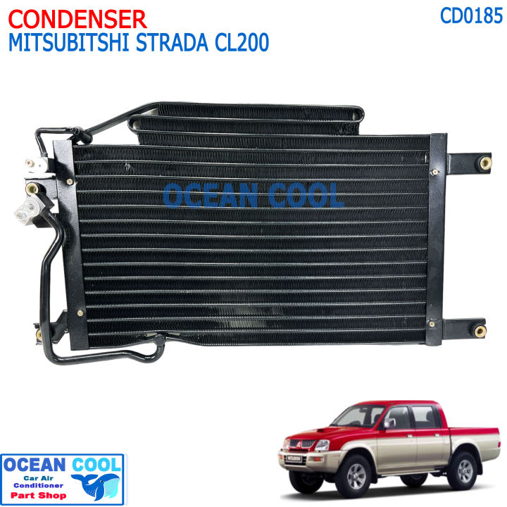 แผงแอร์ มิตซูบิชิ สตราด้า L200 CD0185 Condenser Mitsubishi Strada 2500 ...