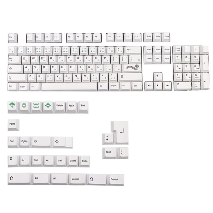 PBT 133 Key Cherry Profile DYE-Sub Japanese Characters Keycap ...