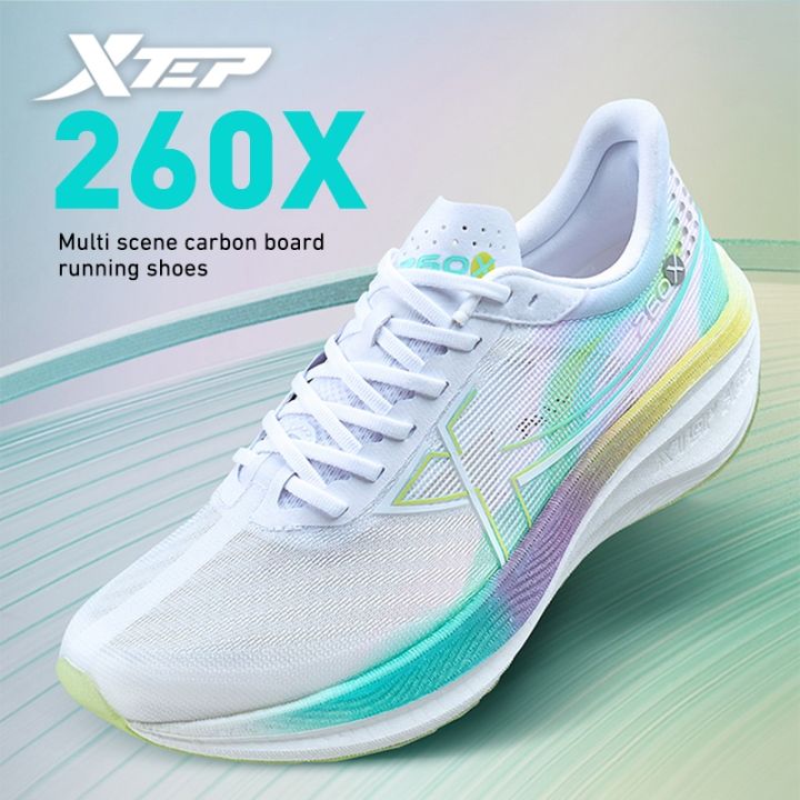 XTEP 260X Running Shoes Rebound over 85% Race Training Carbon Plate ...