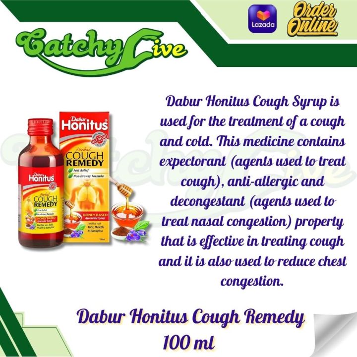 Dabur Honitus Cough Remedy 100 ml | Lazada Singapore