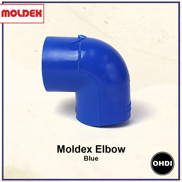MOLDEX Blue Fittings PVC Elbow Potable Water Piping System 1,1-1/4,1/2 ...