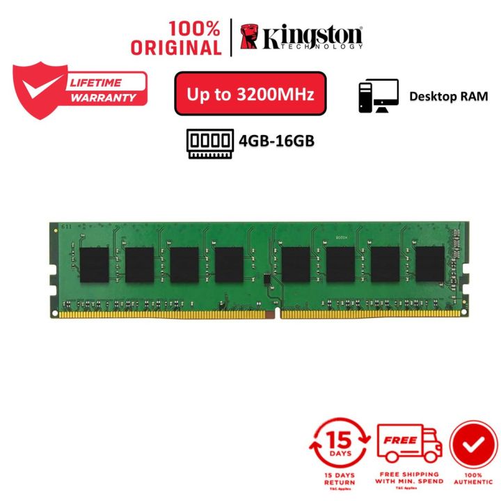 Kingston RAM 4GB 8GB 16GB DDR4 2666Mhz/3200Mhz NOTEBOOK PC Value Ram ...