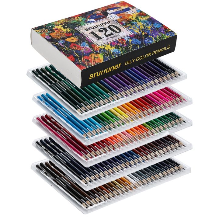 Colour Brutfuner Oil Colour Pencils Set for Adult Coloring Books Artist ... Colour Brutfuner Oil Colour Pencils Set for Adult Coloring Books Artist ...