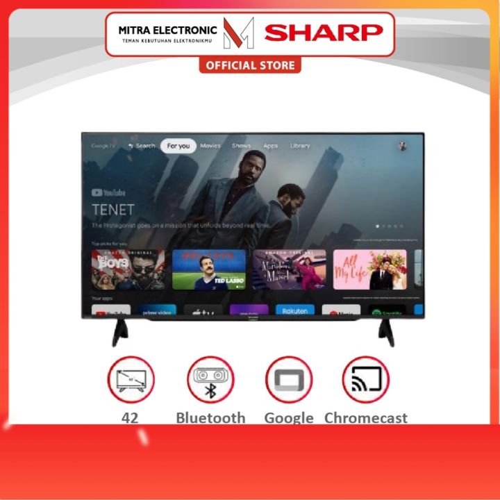 Sharp Led Smart Tv 42 Inch 2TC-42FG1i Android With Google Assistant Tv Garansi Resmi | Lazada ...