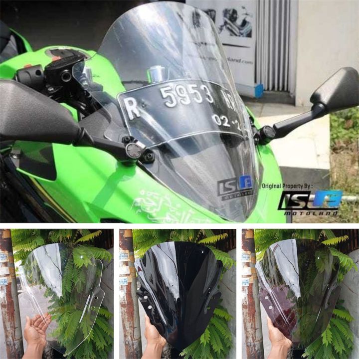 VISOR WINDSHIELD KAWASAKI NINJA 250 FI NEW 2018-2022 VISOR NINJA 250 FI ...