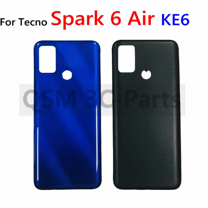 สำหรับ Tecno Spark 6ชิ้นส่วน KE6อากาศฝาหลังด้านหลังแบตเตอรี่ตัวเรือนที่ ...