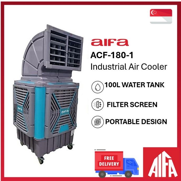 Aifa ACF-180-1 Industrial Air Cooler Wind Speed Distance ≈ 8m to 10m ...