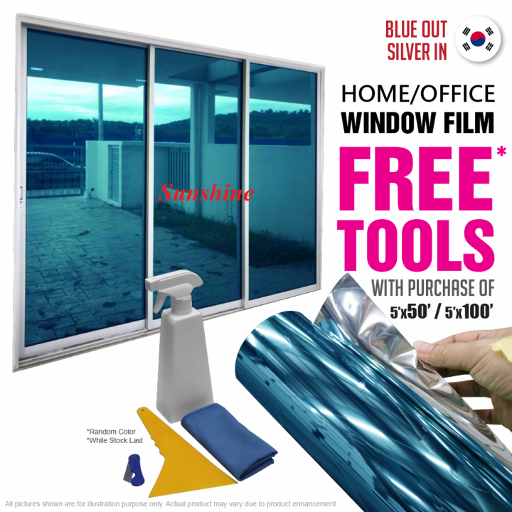 Free Tool Tinted Rumah Light Blue Silver / Outside Light Blue Inside ...