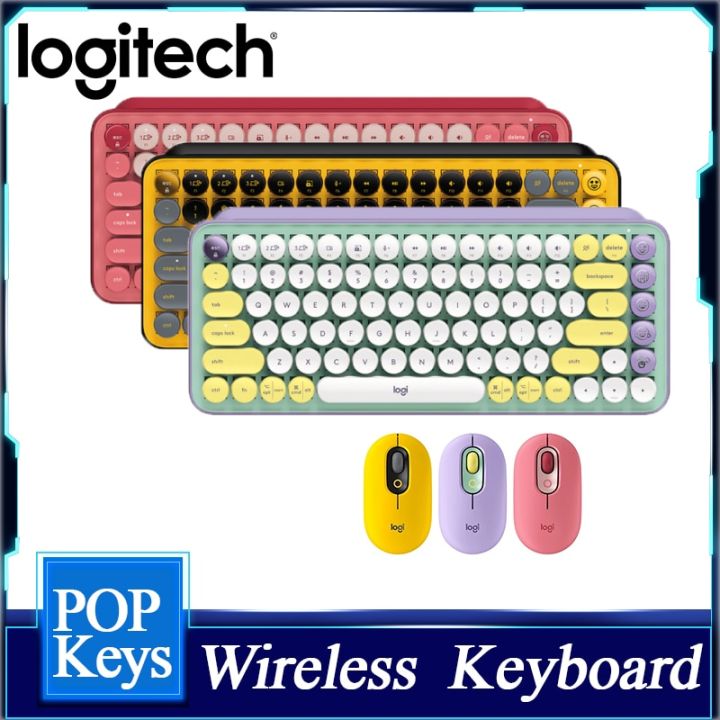 Spot goods Logitech POP KEYS Wireless Portable Mechanical Keyboard ...