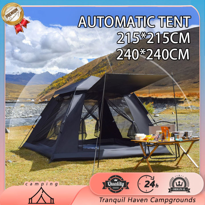 COD tent Person Waterproof Automatic tent Pop Up Double Layers Camping ...