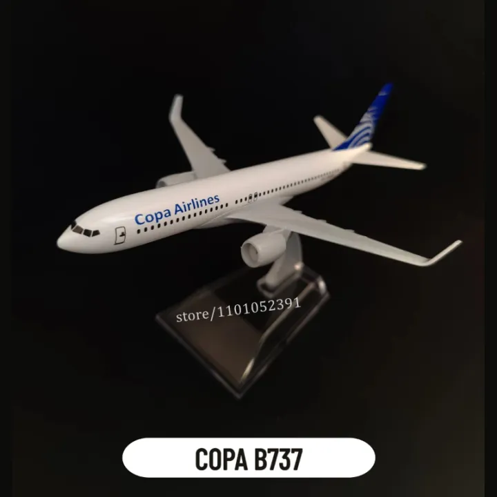 {Sophini toy} Scale 1:400 Metal Airplane Replica Panama Copa B737 Latin ...