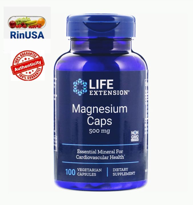 Life Extension Magnesium Caps, pure แมกนีเซียม หลายฟอร์ม ในเม็ดเดียว ...