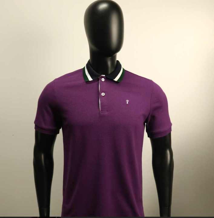 COLLEZIONE C2 REGULAR FIT 23MT1K101 VIOLET Pique Polo Shirt Wear Men ...