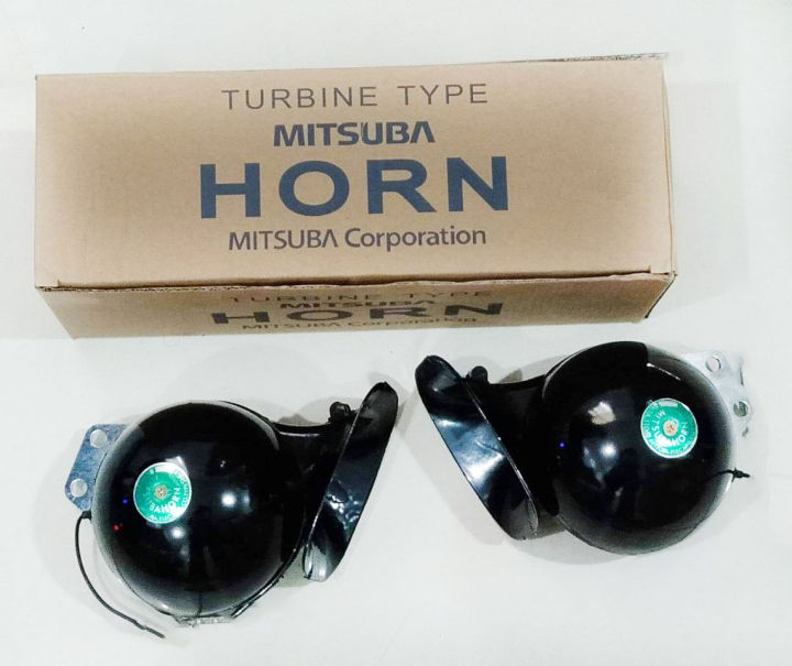 Mitsuba Car Horn 12V 110dB Turbine 2 | Lazada PH