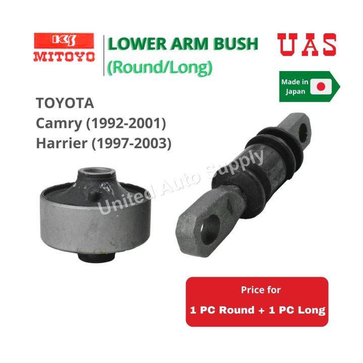 MITOYO Lower Arm Bush Round Long Set For TOYOTA Camry SXV10 SXV20 ...