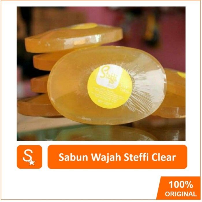 Sabun Wajah Steffi / Sabun Muka Clear Yellow Transparan / Sabun Korea ...