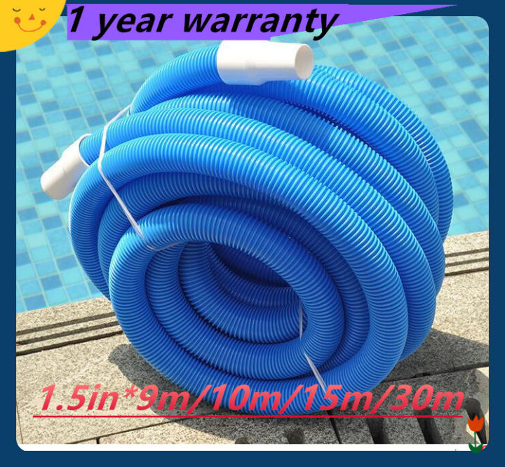 Pool Vacuum Hose 23 / 30 / 33 / 40 / 50 / 100 feet with swivel Cuff ...