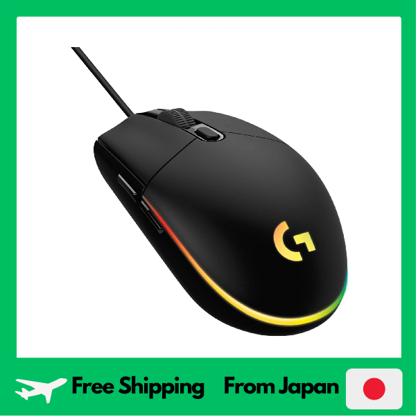 Logitech G Logitech G Gaming Mouse Wired G203 LIGHTSYNC RGB 6 ...