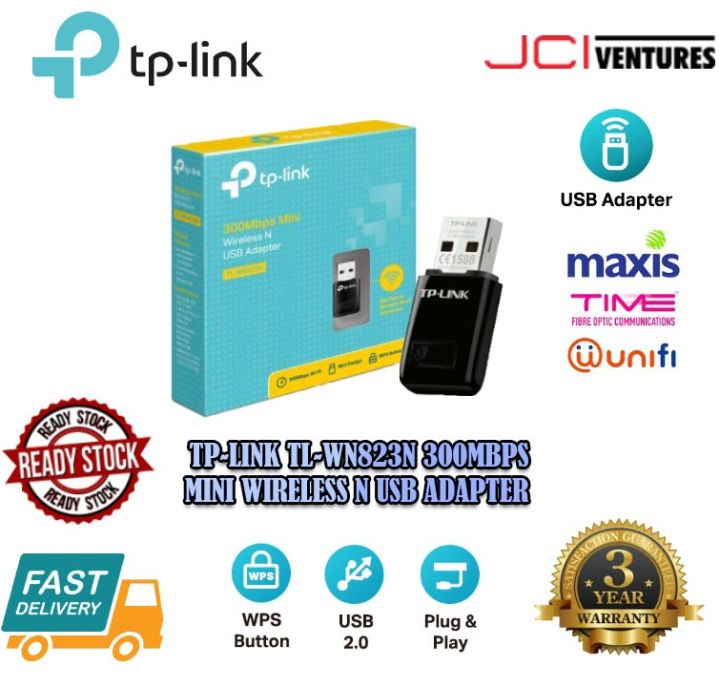 TP-LINK TL-WN823N 300MBPS MINI WIRELESS N USB ADAPTER | Lazada