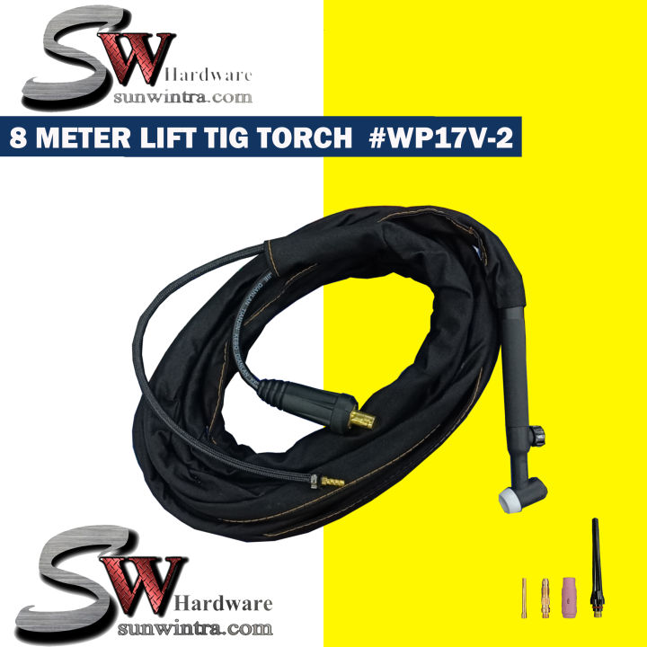 SW Hardware 8 METER LIFT TIG TORCH #WP17V-2 | Lazada