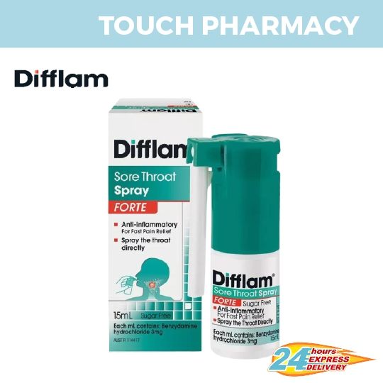 DIFFLAM SORE THROAT SPRAY FORTE 15ML | Lazada