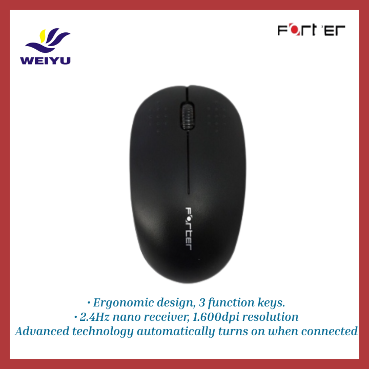 Wireless Mouse Forter v181 Advanced technology automatically turns on ...