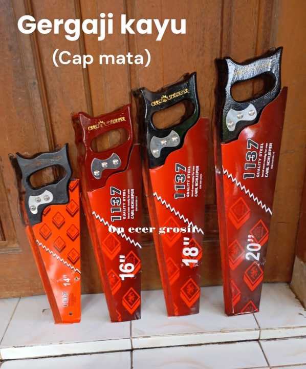 Gergaji Kayu Cap Mata Original Germany Tangan Graji Geraji Potong Belah ...