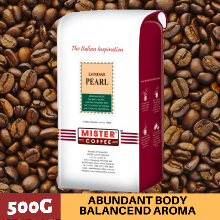 Mister Coffee -Premium Quality(Espresso Pearl)Roasted Coffee Bean ...