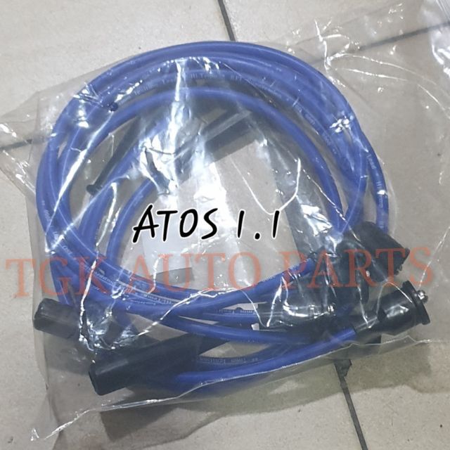 HYUNDAI ATOS 1.1CC PLUG WIRE PLUG CABLE SET SPARK SILICONE | Lazada