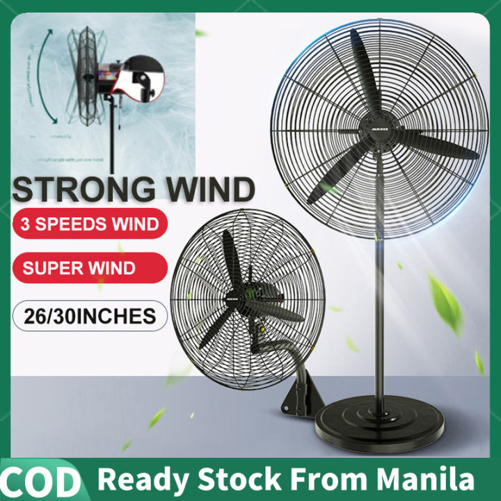 22 26 30 Inches Industrial electric fan heavy duty wall fan floor fan ...