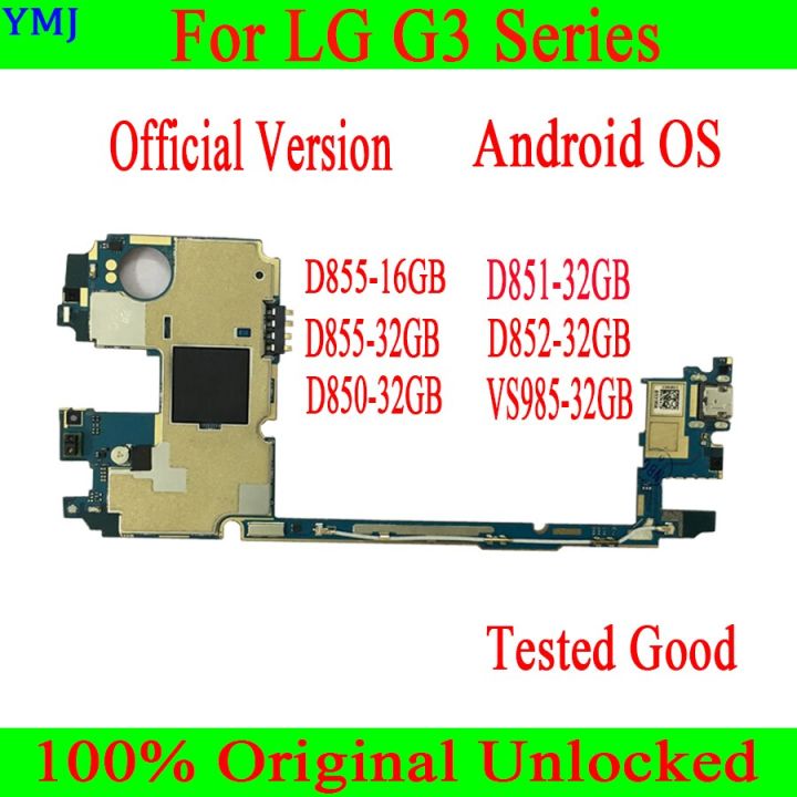 Mainboard For LG G3 D855 D851 D852 D850 VS985 Motherboard Original ...