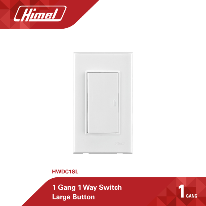 Himel 1Gang 3Way Switch Large Button | Lazada PH